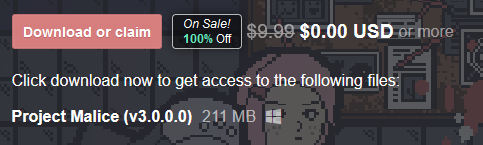 【情報】itch.io 商店限時免費領取《Buckler 2》《Roseblight》《Project Malice》《Solace Inc.》(~11/3) @Steam 綜合討論板 哈啦板 ...