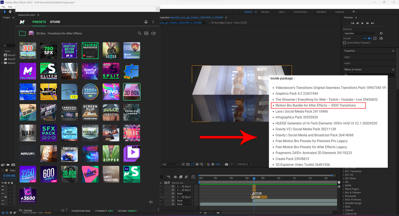 Motion Bro 4 Packs Collection 2023 — Postimages