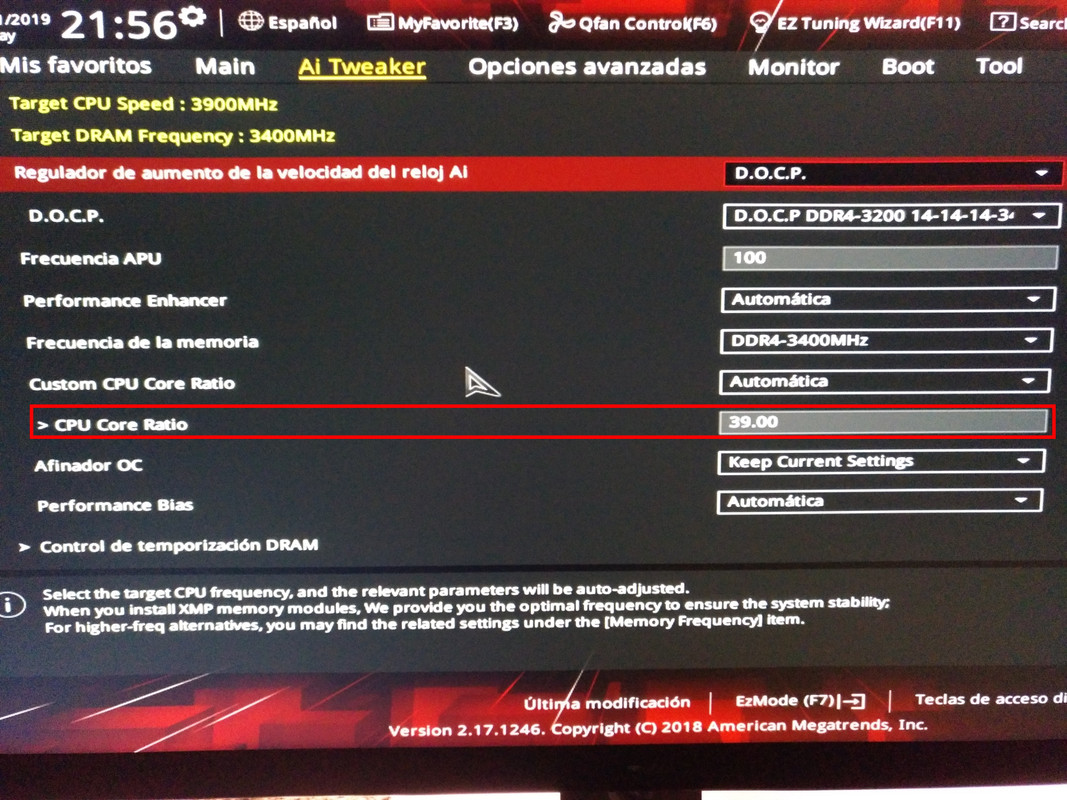multiplicador, cpu core ratio — Postimages