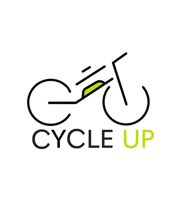 This is a logo I made for a school project. Cycle Up is a company that ...