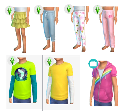 Mod The Sims - 4t2 child clothes