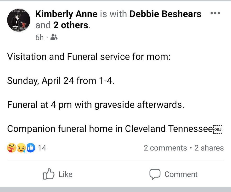Death of Debbie Beshears Bonanza Fan Fiction Writer Debbie B - Bonanza ...