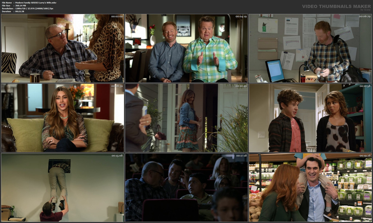 Modern Family S05 E03 Larry's Wife mkv — Postimages