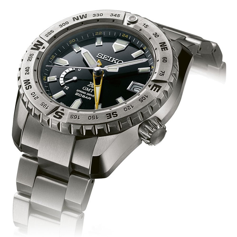 Seiko Prospex LX SNR025 GMT Spring Drive Front — Postimages
