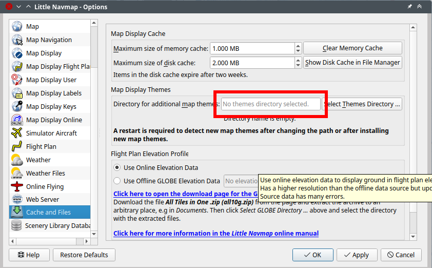 Issue with duplicate map themes - Little Navmap | Little Navconnect | Little Logbook Support ...