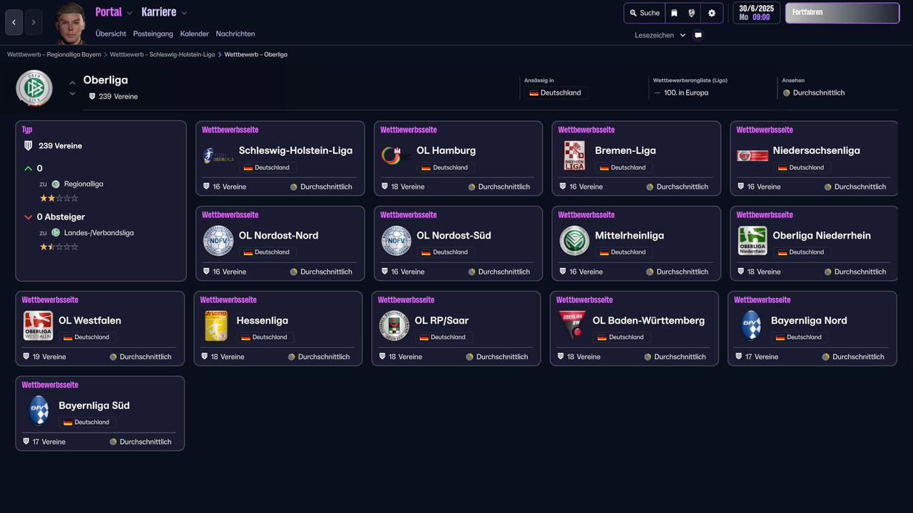 FM26 - German Football League System (Database completo Germania)