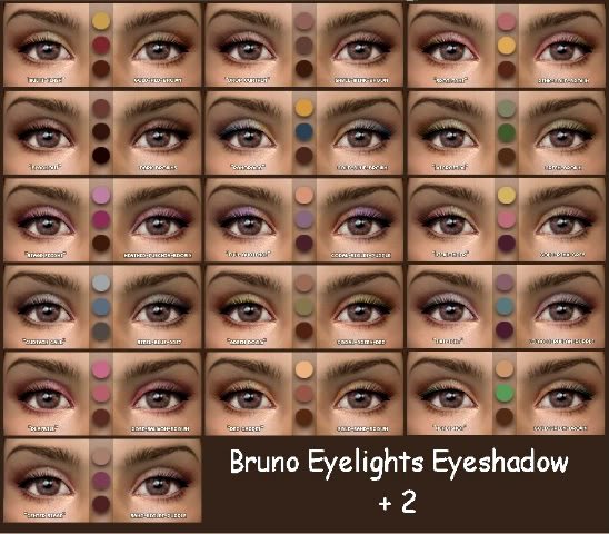 Bruno's Eyelights Shadows as Defaults