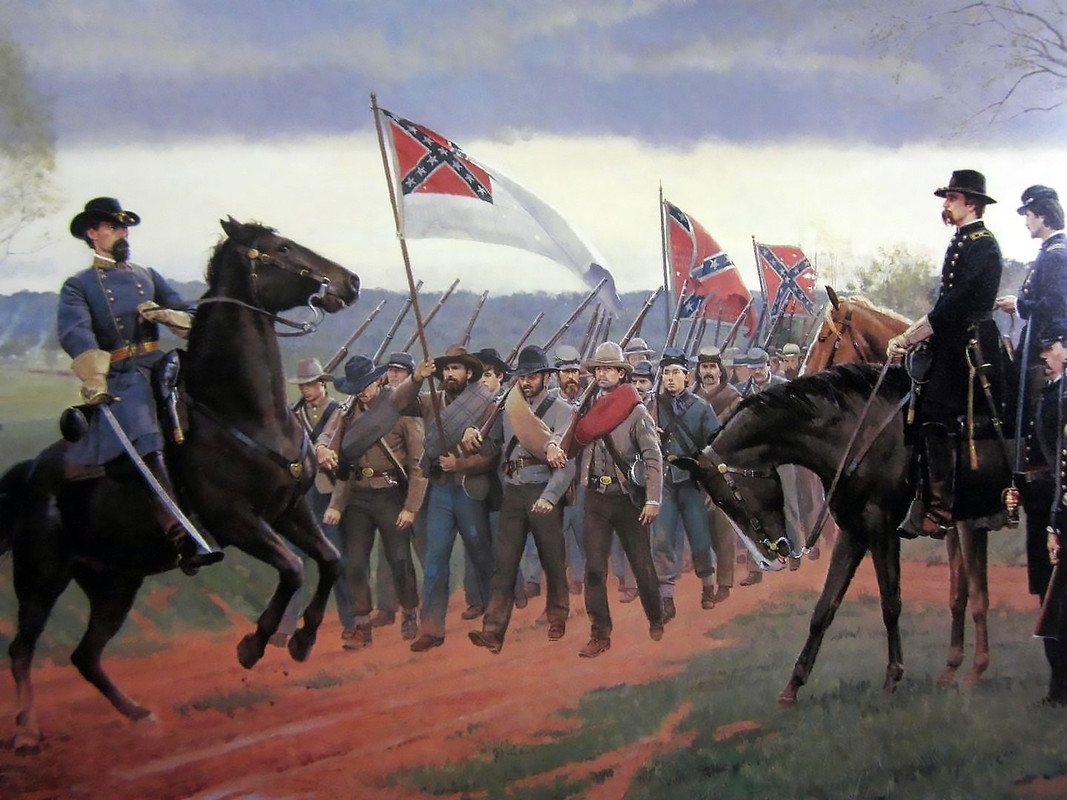 Civil americana Appomatox Honor Answering Honor Don Spaulding 1988 RES — Postimages