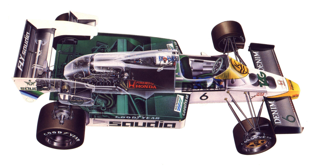 Williams FW09 by artist unknown — Postimages