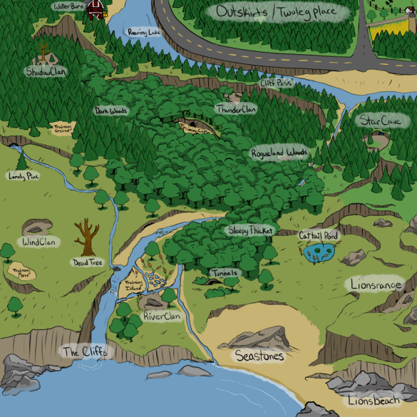 Warrior Cats Riverclan Territory