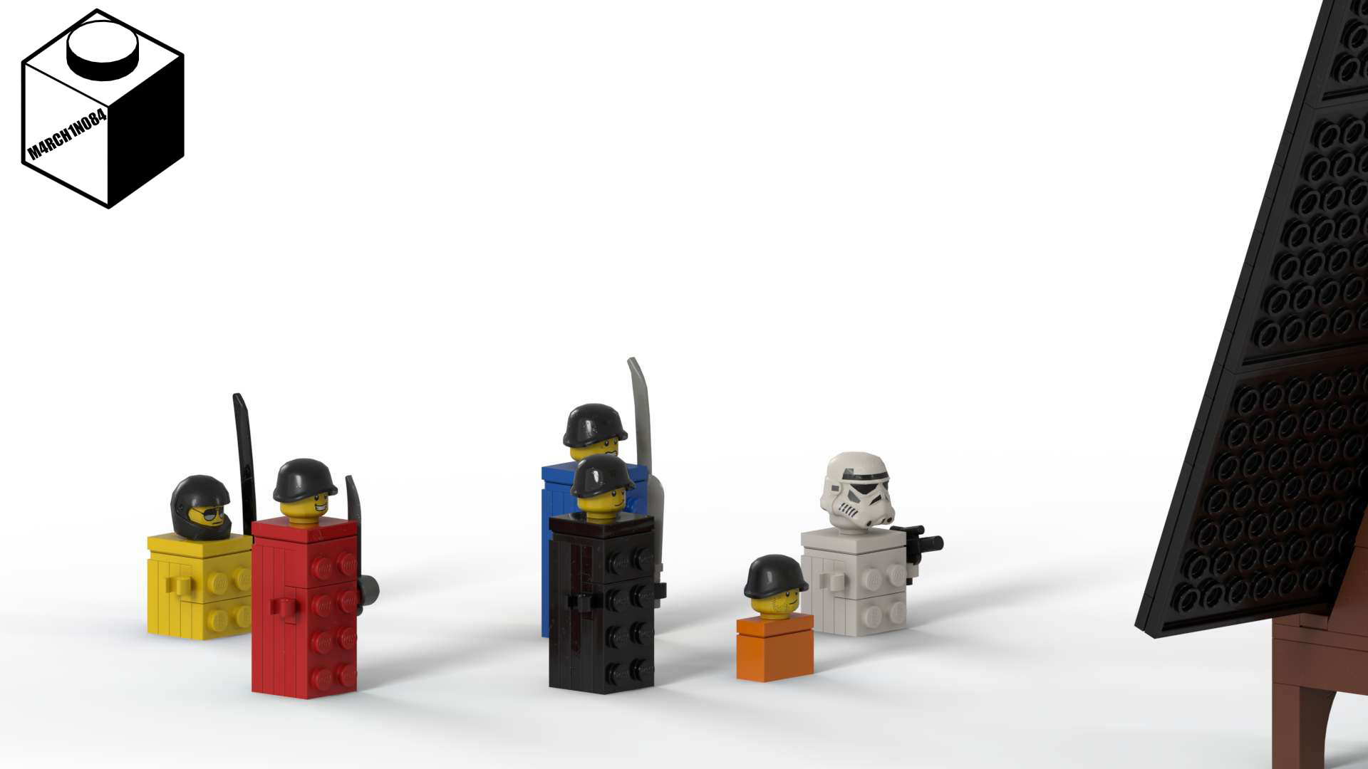 LEGO MOC Lego Vs Human by M4rchino84 | Rebrickable - Build with LEGO