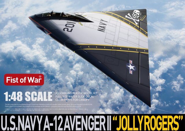 1/48 - McDonnell Douglas A-12 Avenger II by Modelcollect Hobby - 3D ...