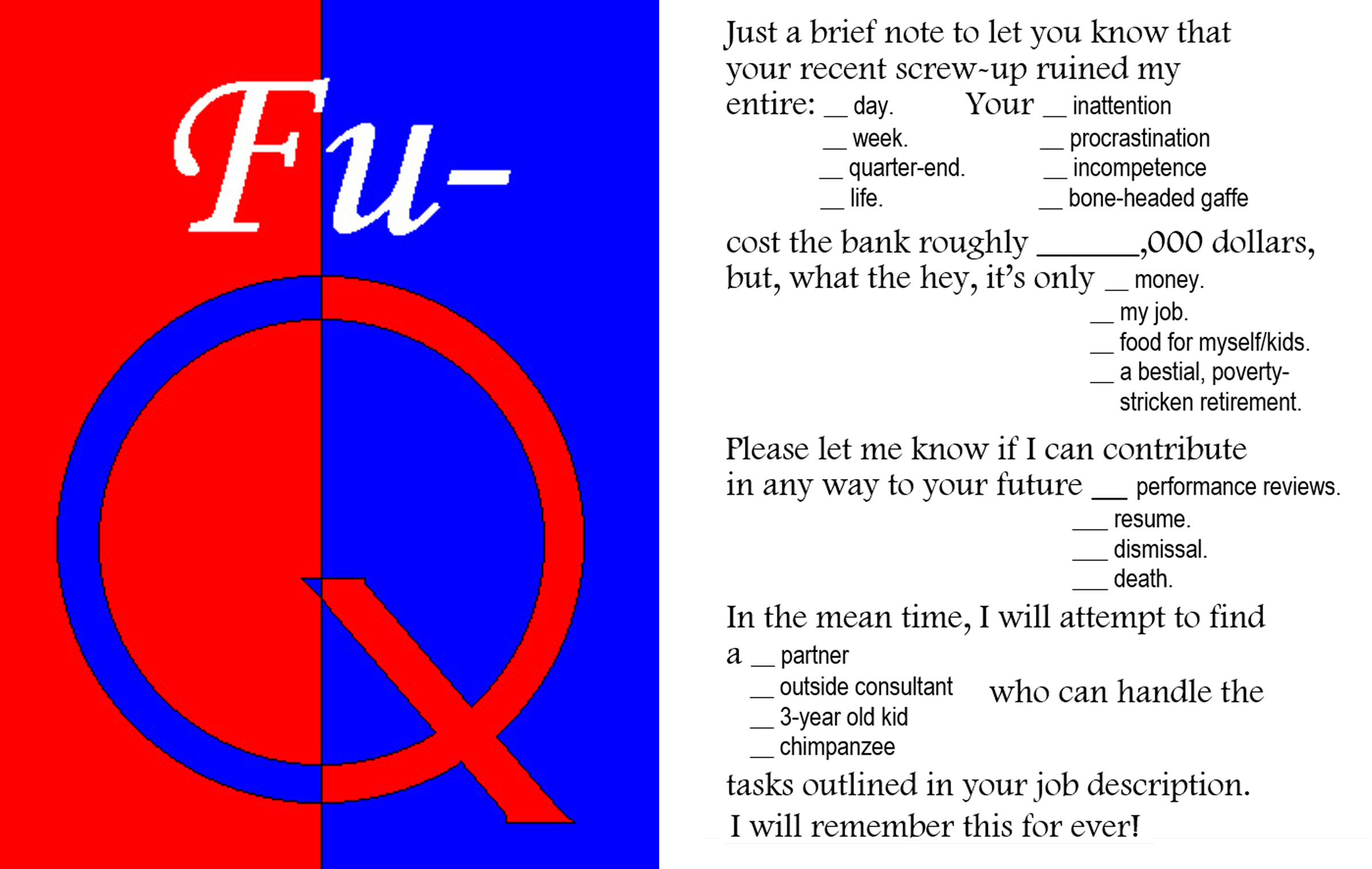 Fu Q Card — Postimages