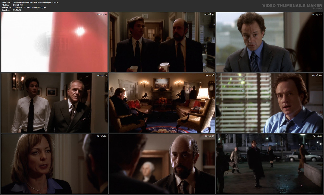 The West Wing S03 E08 The Women of Qumar mkv — Postimages