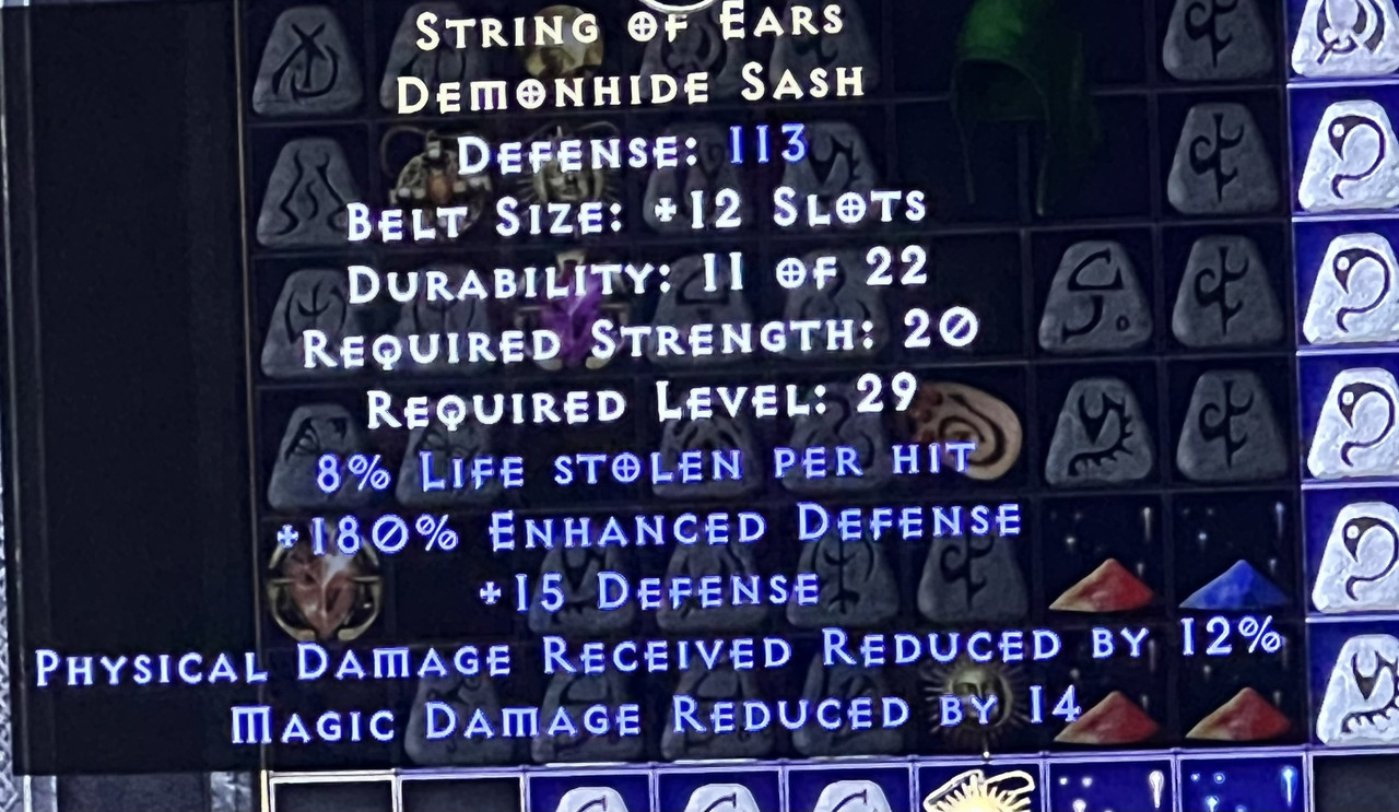 String Of Ears 8ll 180ed - Topic - d2jsp