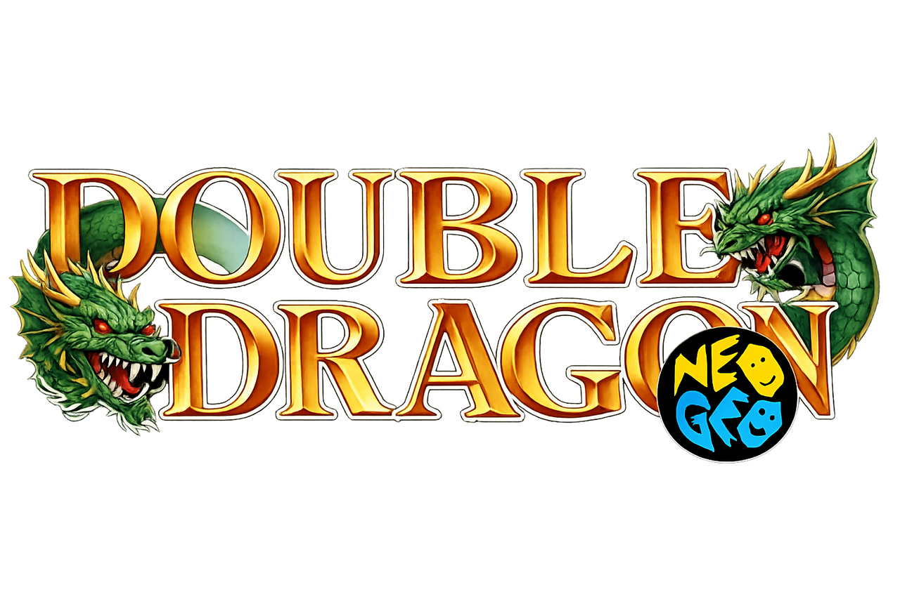 Double Dragon Neo Geo clear logo custom - Game Media - LaunchBox ...