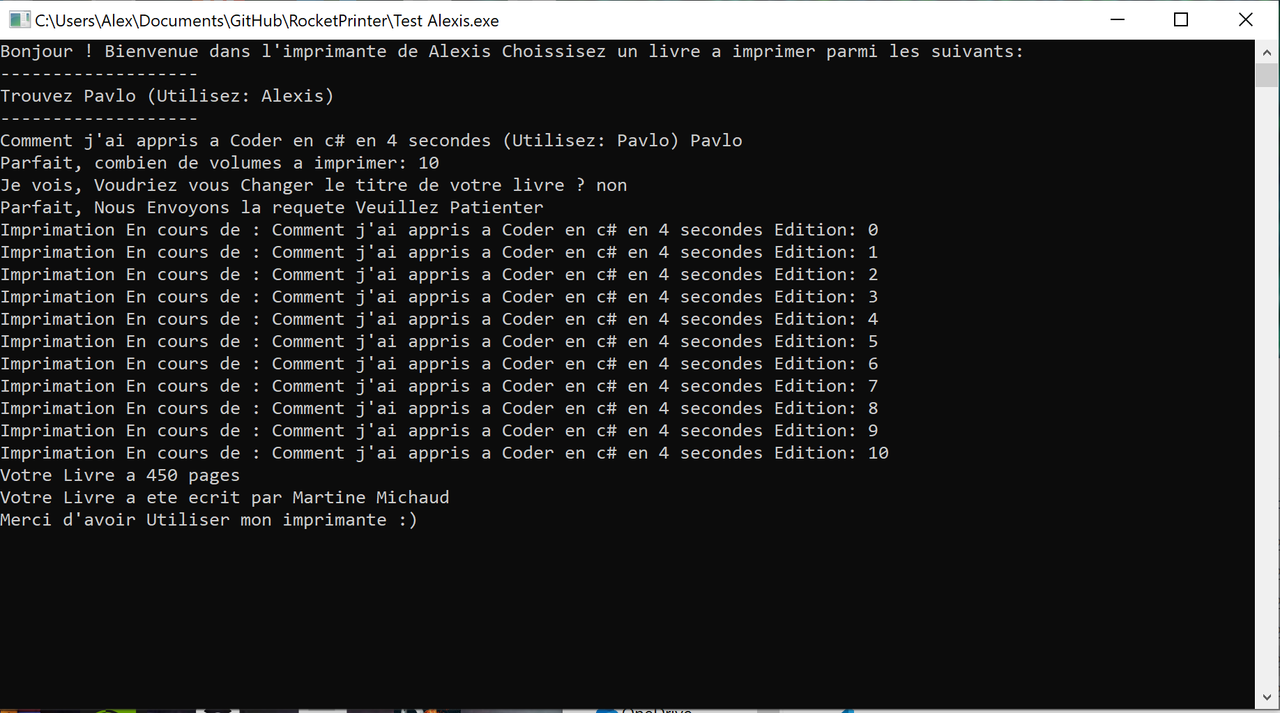 GitHub - Ticass/RocketPrinter