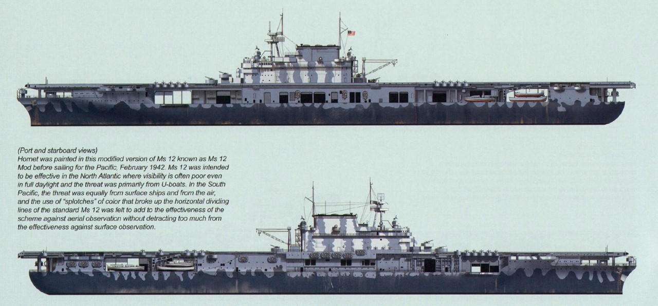 USS Hornet CV-8 [Merit International n° 62001 1/200°] de Iceman29