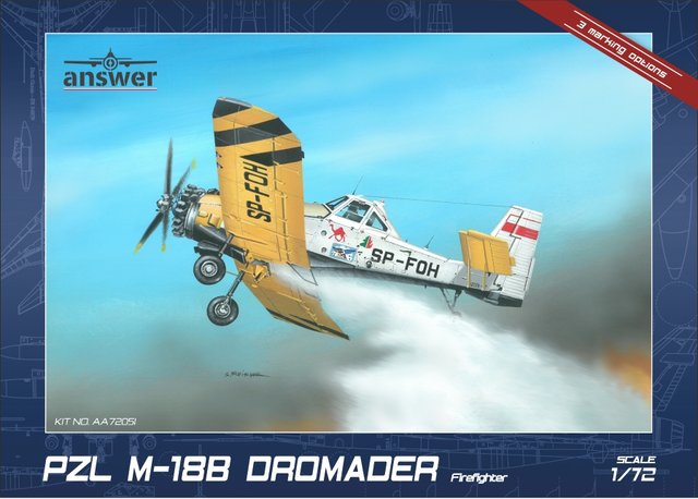 1/72 - PZL-Mielec M-18 Dromader by Answer Plastic Kits - box art ...