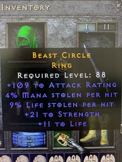 Gg Dual Leech Rings And Amulet - Topic - d2jsp