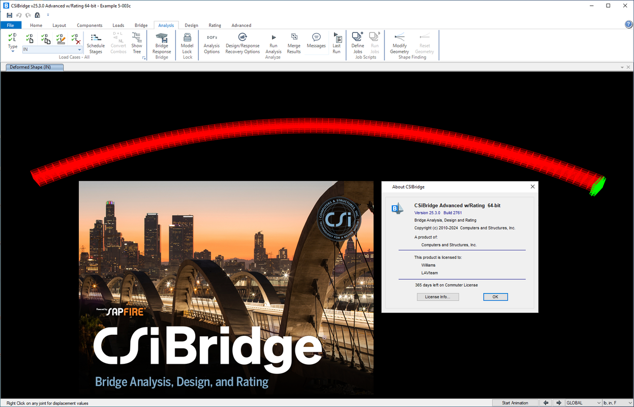 Download CSI Bridge Advanced with Rating v25.3.0 build 2761 full