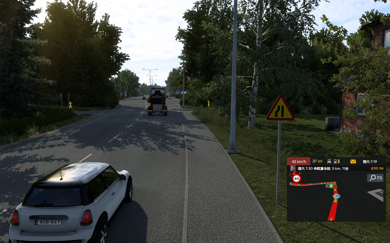 [NH] Örnsköldsvik, misplaced sign - SCS Software
