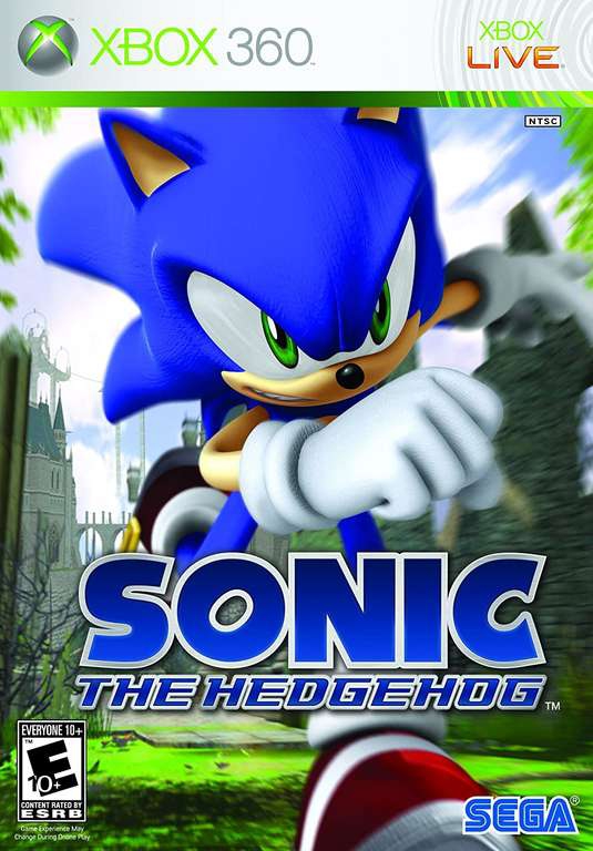 Xbox SONIC THE HEDGEHOG (2006) Xbox 360 - NOT Backward Compatible