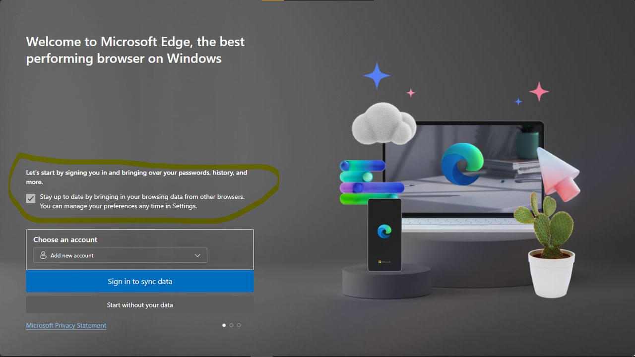 how the actual fk did Edge managed to get one of the google accounts ...