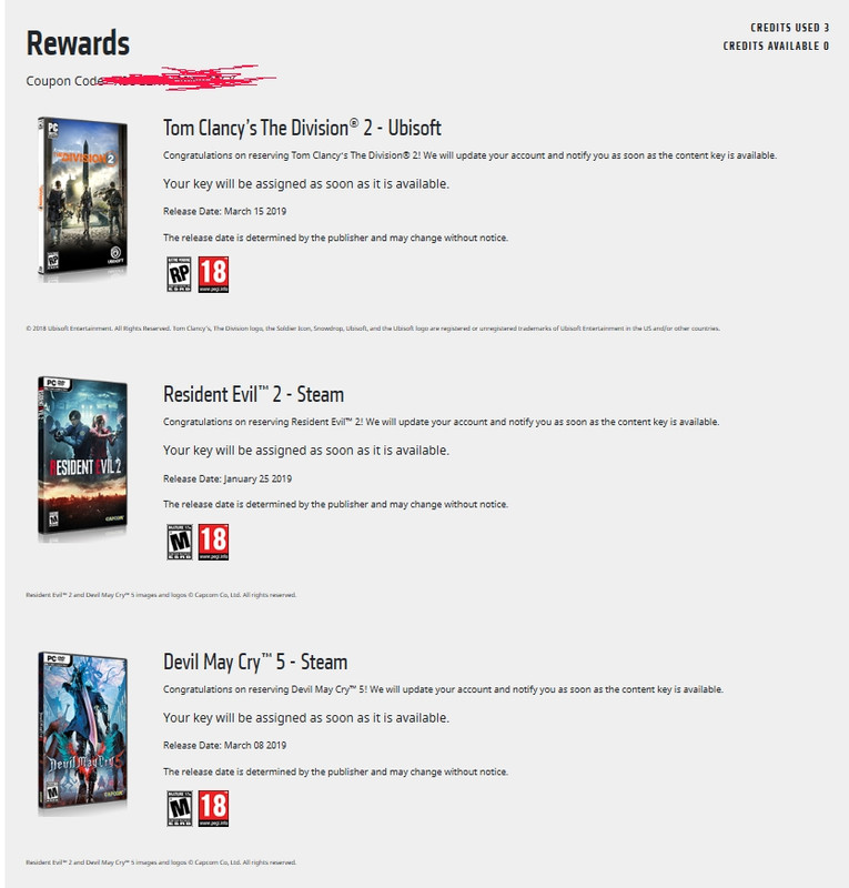 One week after delivery, 21 days after game release, still no AMD ...