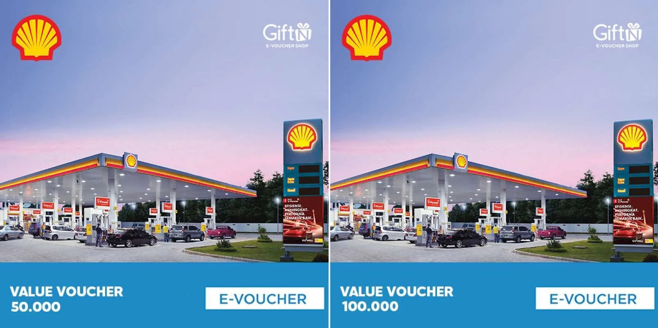 Promo Shell - Voucher Fisik Rp. 100.000 Diskon 13% Di Seller Ultra ...
