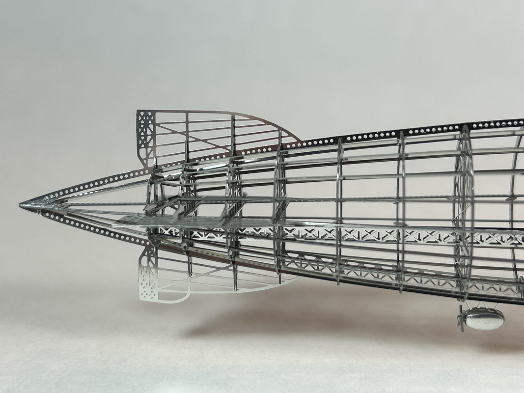 Finished Photos of 1/1000 Scale Metal Skeleton Graf Zeppelin (LZ127 ...