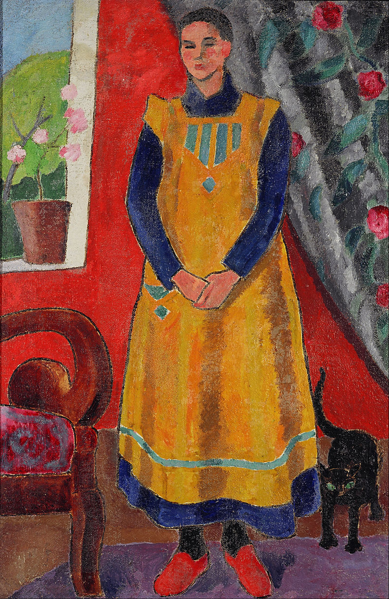 800px Ģederts Eliass Karija with the Black Cat Google Art Project — Postimages