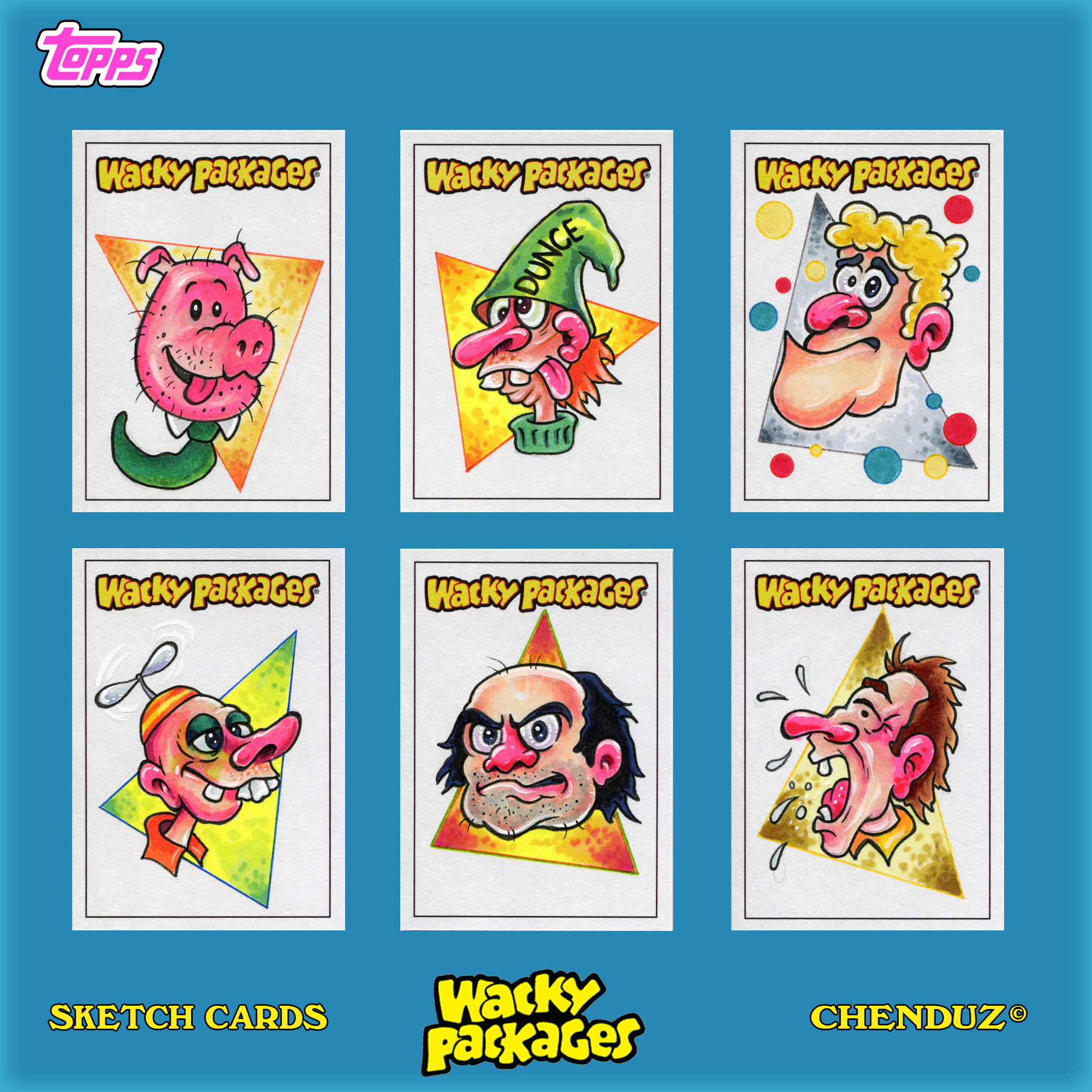 2 Wacky Packages 2023 sketch cards by Chenduz — Postimages