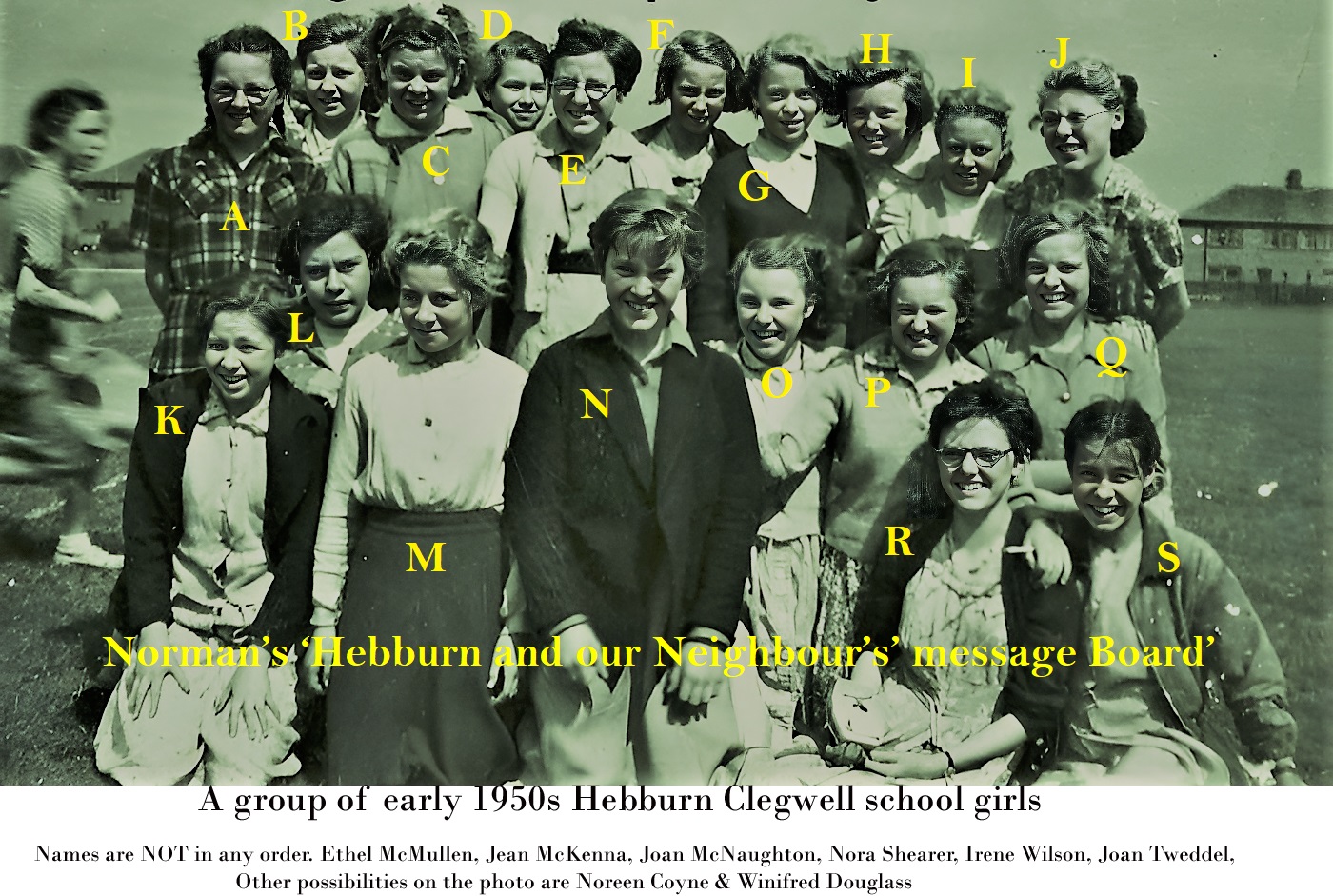 Clegwell girls early 1950s — Postimages