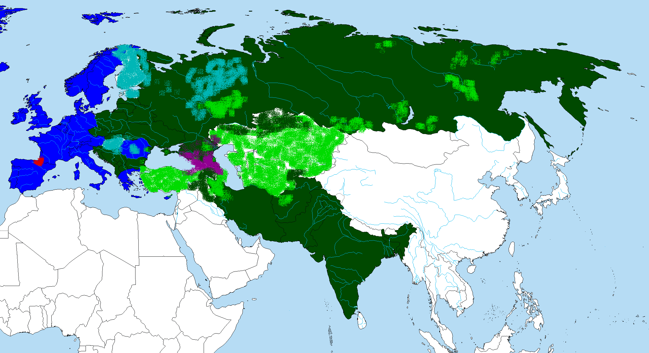 Indo-Europeans and their neighbors.