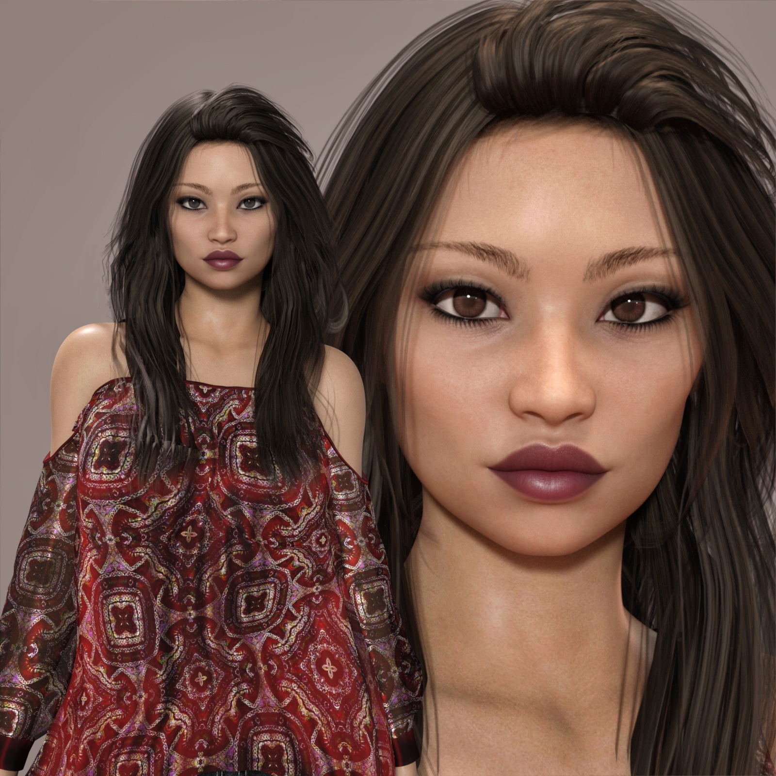 (ON THE BLOG) MbM Phoebe For Genesis 8 Female - Free Daz 3D Models