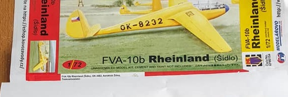 1/72 - FVA-10b Rheinland/Šídlo by Kovozávody Prostějov (KP) - released ...