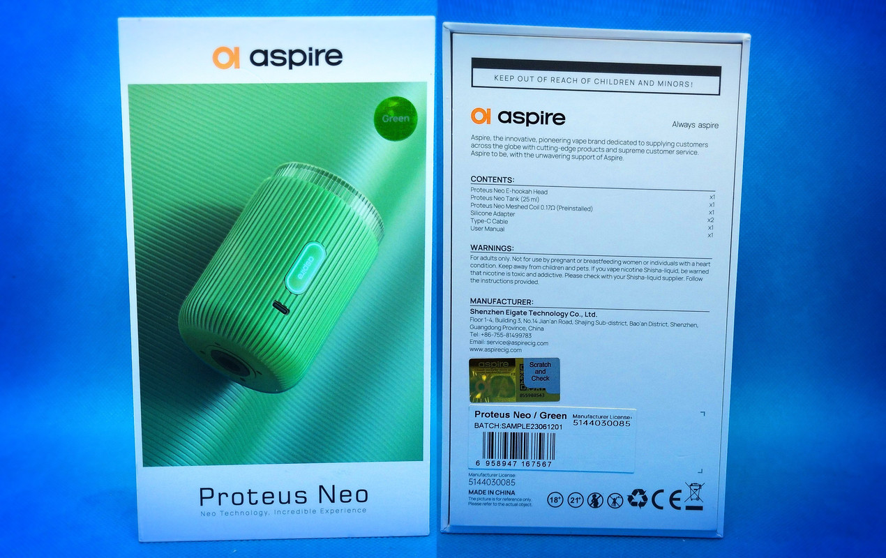 Aspire Proteus Neo E-Hookah Head Review By Frenkyou | E-Cigarette Forum