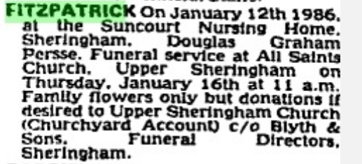 Douglas Fitzpatrick - Historical Research, in memory of David McKinney ...