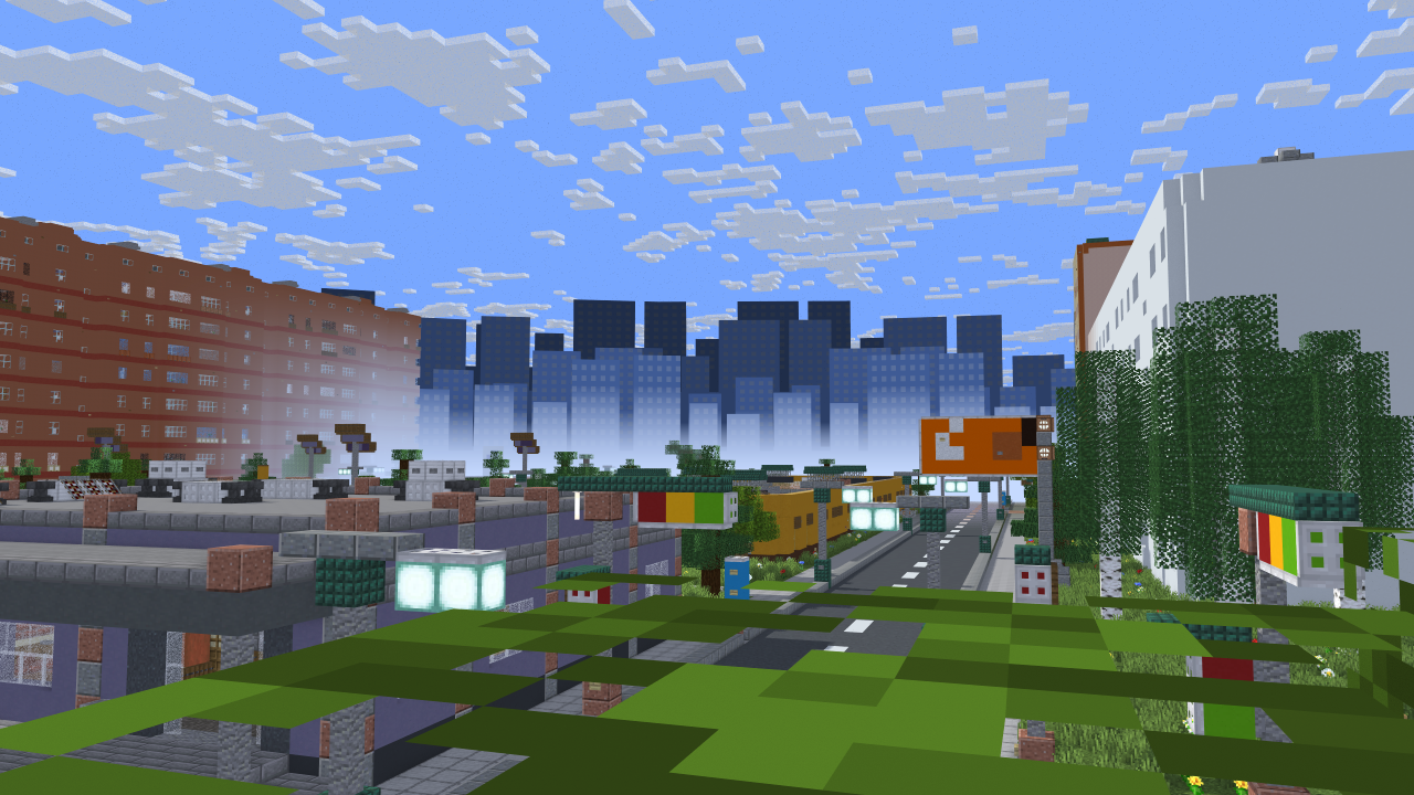 3d City Background - Scenery - Mine-imator forums