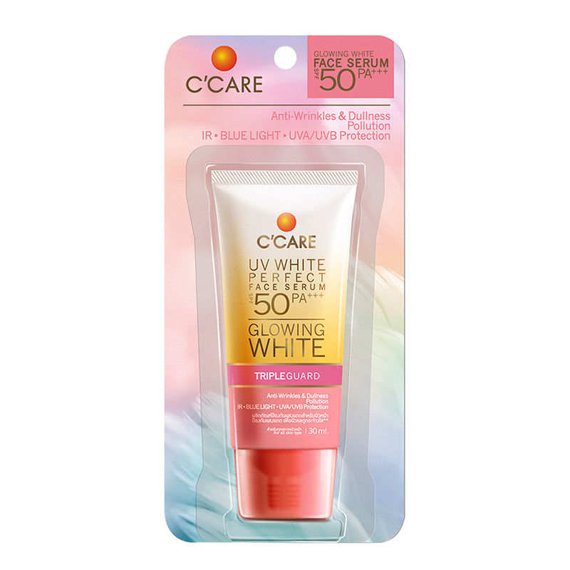 C CARE GLOWING WHITE Sun Cream 30ml — Postimages