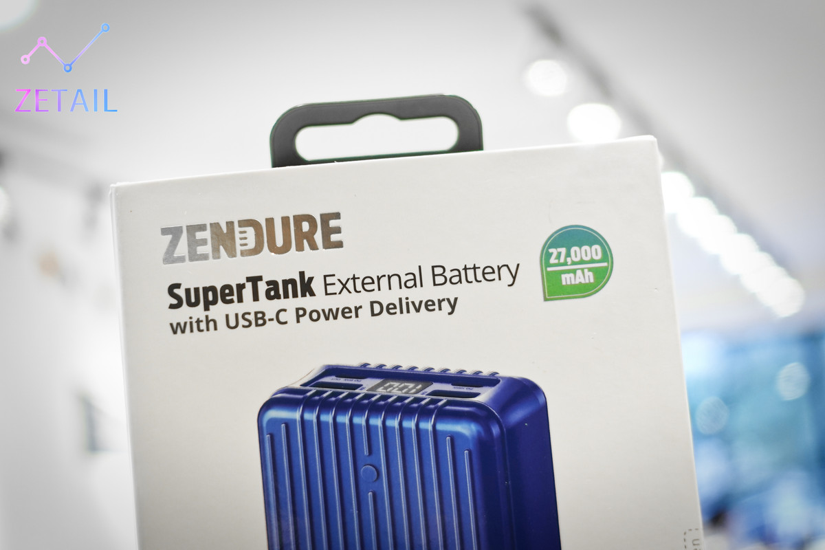 Zendure SuperTank 超大 100W 功率 27000mAh 電量快充行動電源 開箱體驗：充筆電、充手機、充平板，無所不能 ...