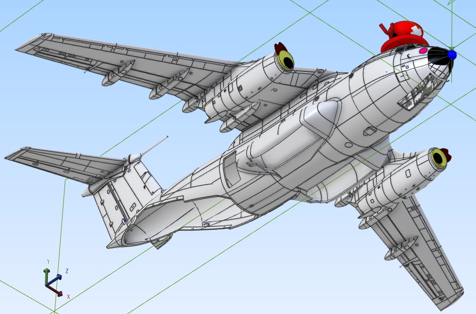 1/72, 1/48 & 1/32 - Kawasaki C-1 3D printed kits by One Man Model - C-1 ...