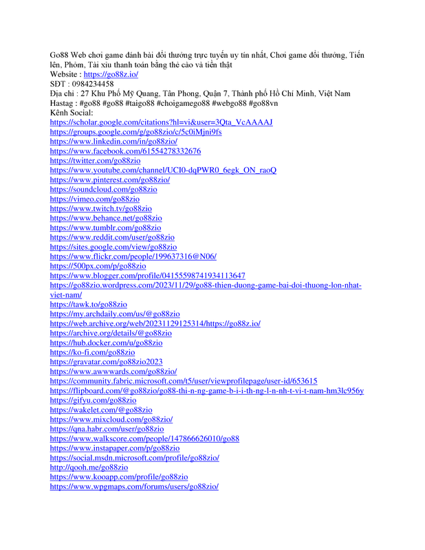 Go88 Thiên Đường Game bài Đổi Thưởng Lớn Nhất Việt Nam — Postimages