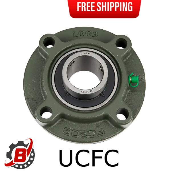 ROUND FLANGED HOUSING Bearing Metric Ucfc 207 Fs X 35mm £30.82 ...