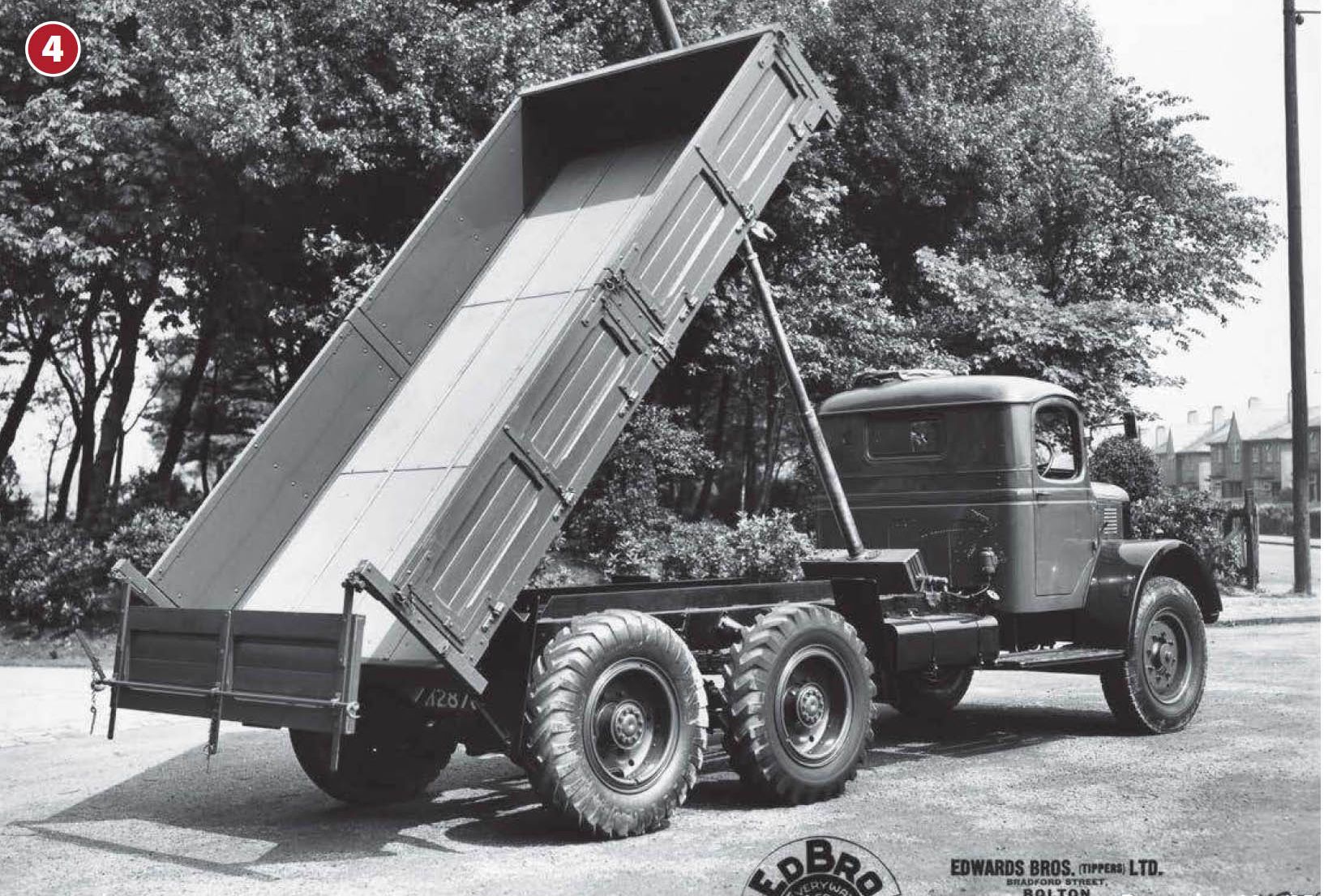 Austin K6 RAF Edbro tipper — Postimages