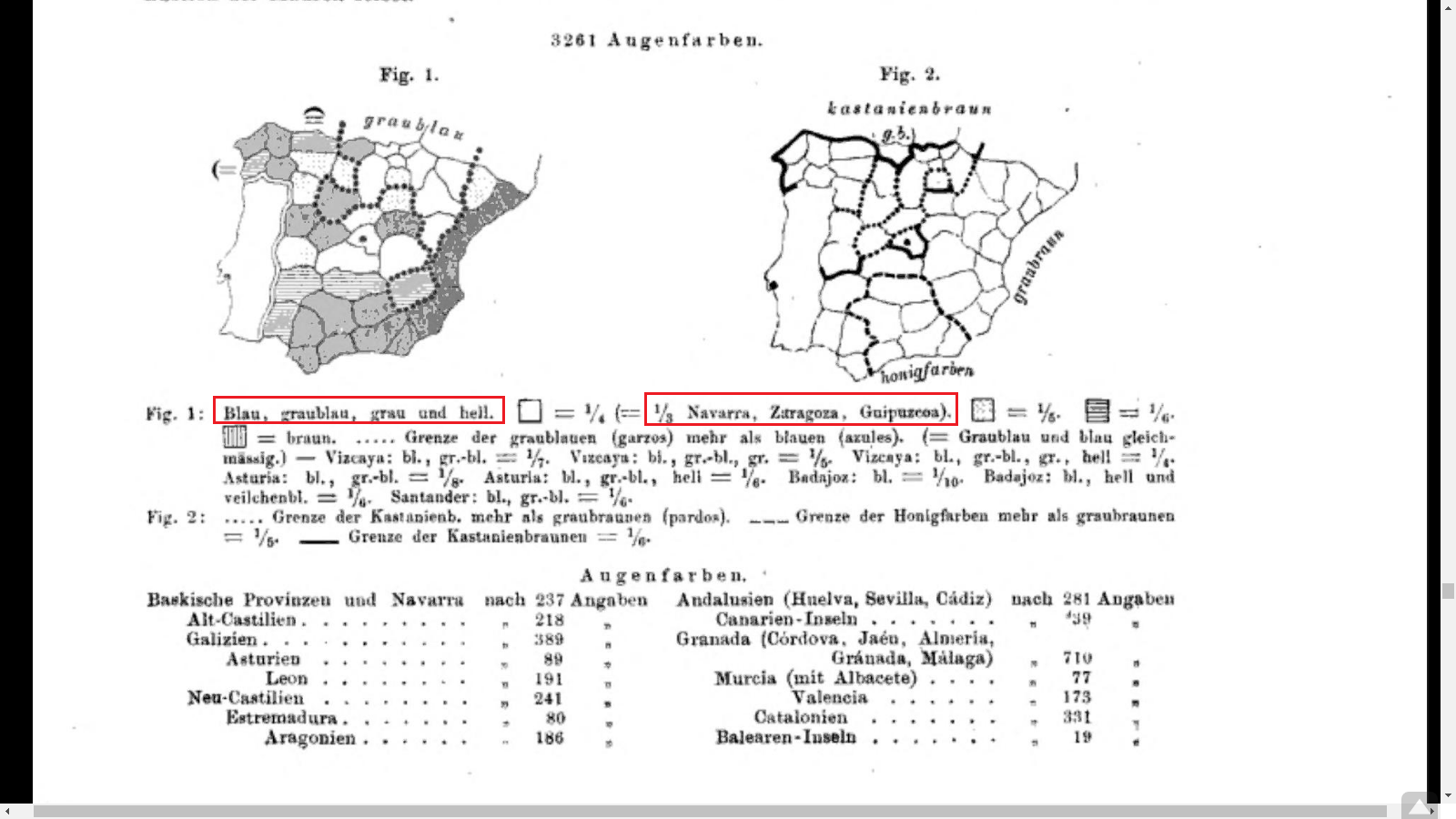 Spain Eye Color Map — Postimages
