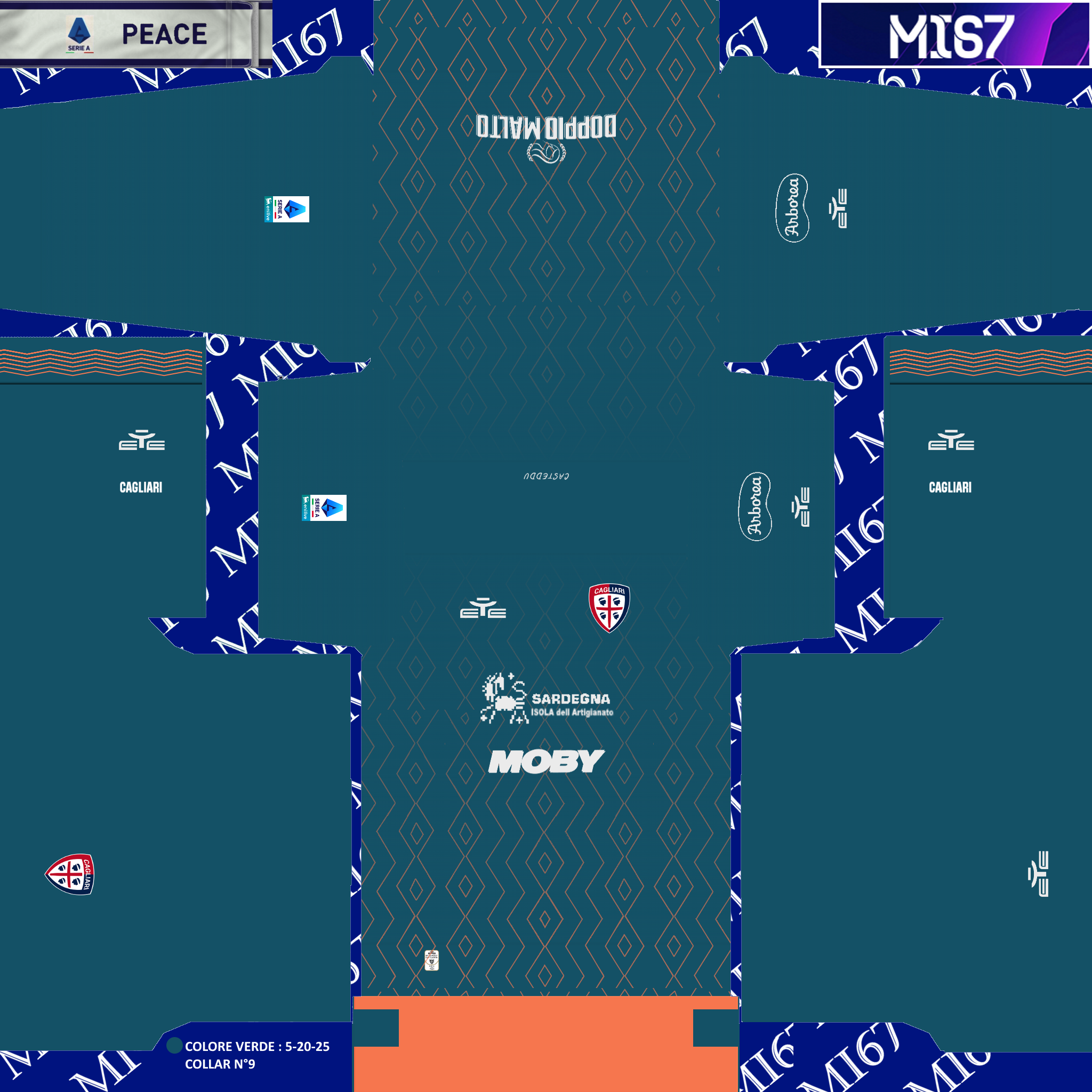 CAGLIARI GK 2025 ALT LOGO — Postimages