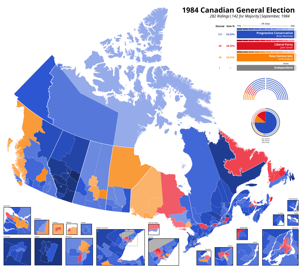 1024px 1984 Canadian General Election svg — Postimages