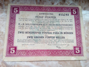 5 perpera 1917. Montenegro